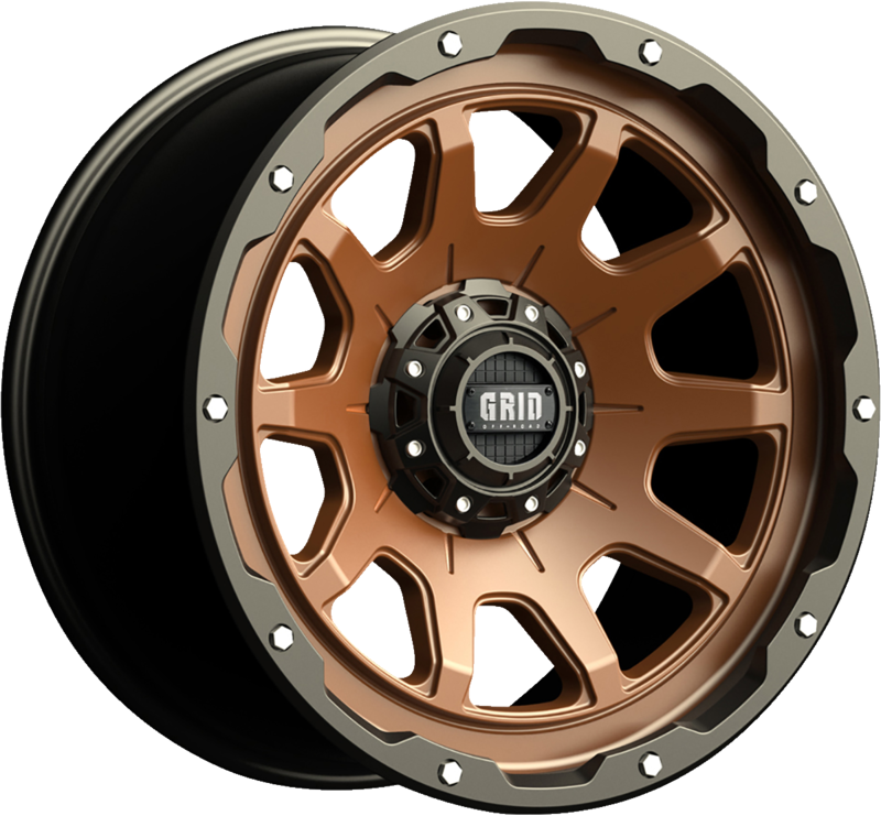 GD-15 Gloss Bronze w. Matte Black Lip | GRID OFF ROAD | Felgenmarken ...
